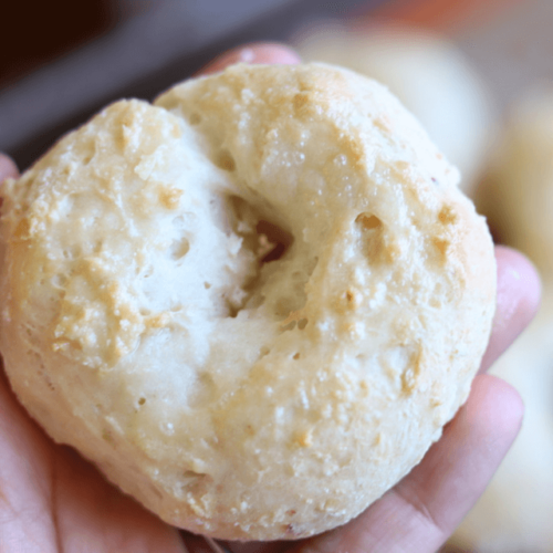 Easy 4 ingredients Mini bagels Recipe - The Homestead Nurse